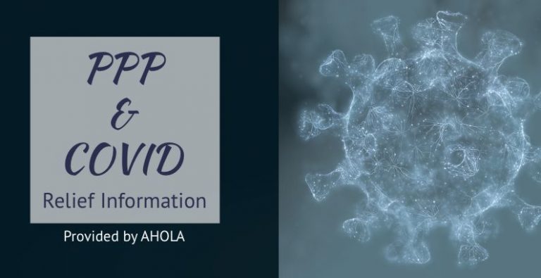 PPP & COVID Relief Information Provided by Ahola - Small Biz Cares